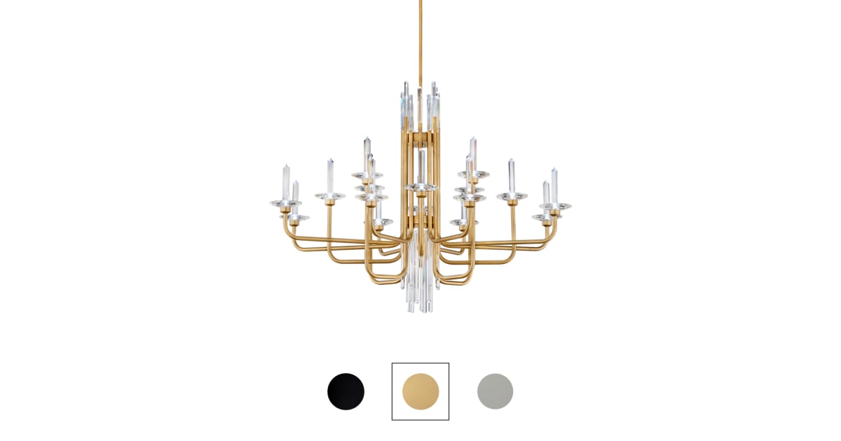 Schonbek S5716-18O Calliope 16 Light 42" Wide LED Crystal Candle Style ...