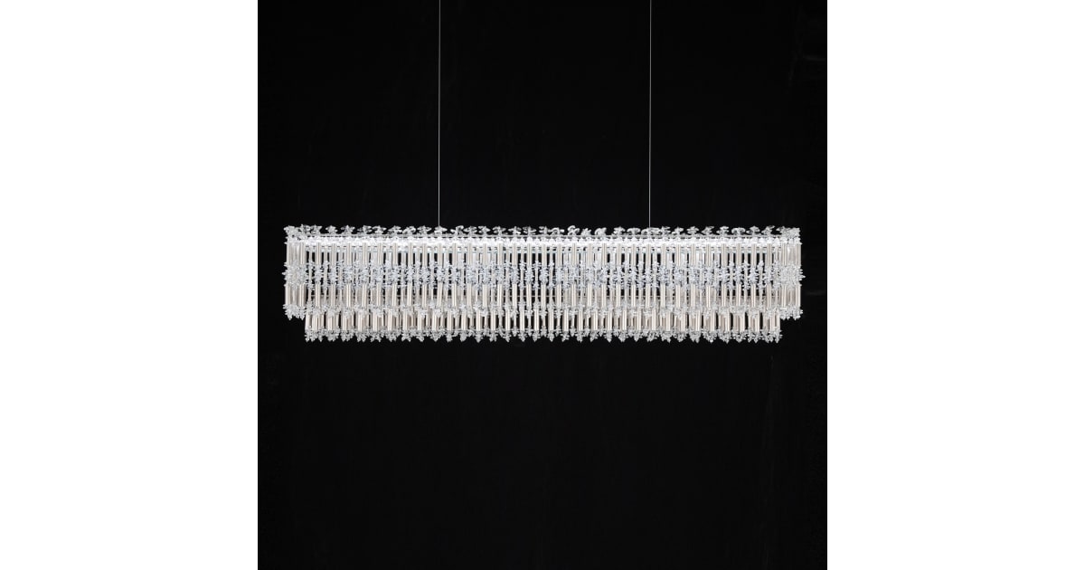 Schonbek S8148-48O Tahitian 48" Wide LED Crystal Linear Chandelier ...