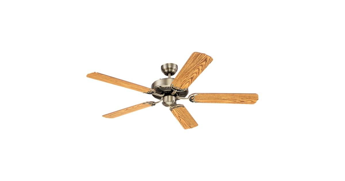 Sea Gull Lighting 1530-01 Indoor Ceiling Fan from the Main Street ...