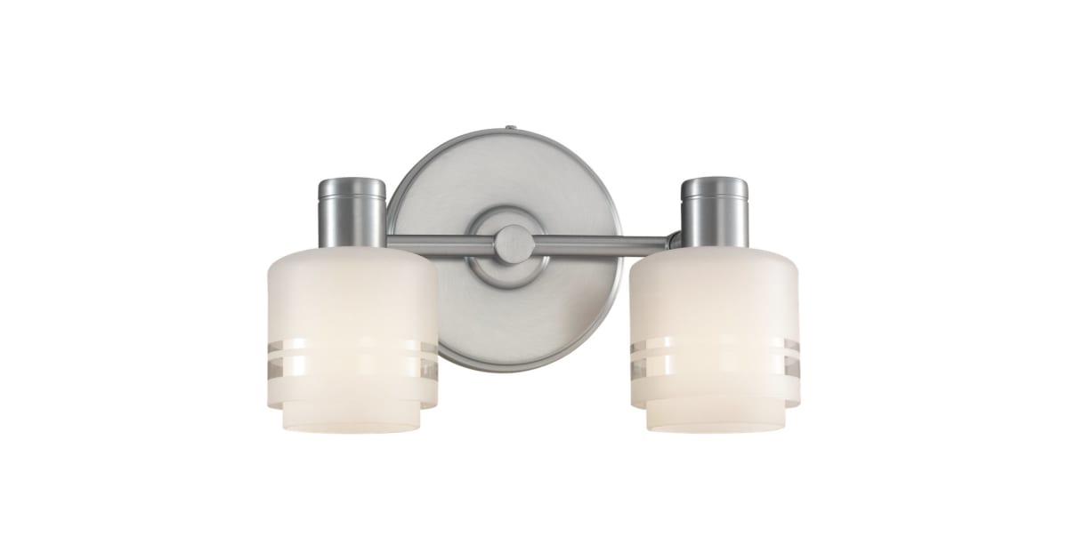 Sea Gull Lighting 44731-863 Two Light Reversible 11.375" Wide Bathroom ...