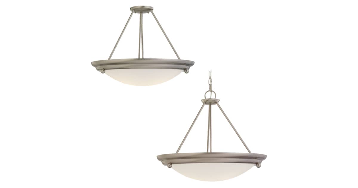 Sea Gull Lighting 69133-98 Compact Fluorescent Three Light Bowl Fixture ...
