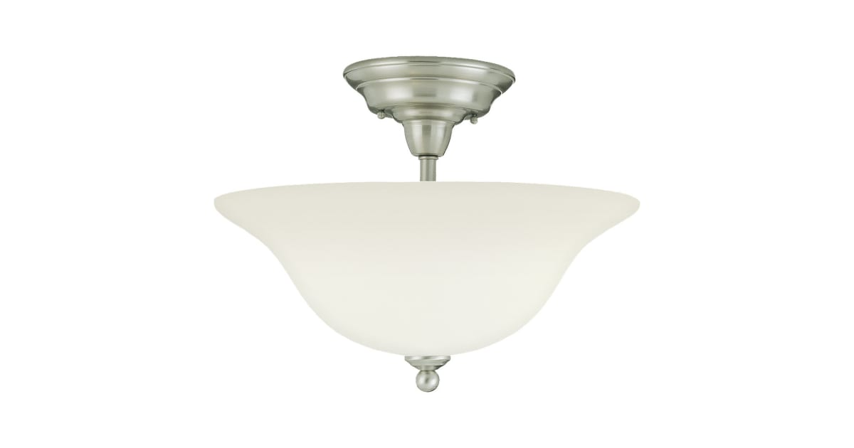 Sea Gull Lighting 75061-962 Sussex 3 Light Semi-Flush Ceiling Fixture ...