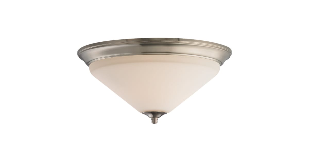 Sea Gull Lighting 75791-962 Three Light Flush Mount Ceiling Fixture ...
