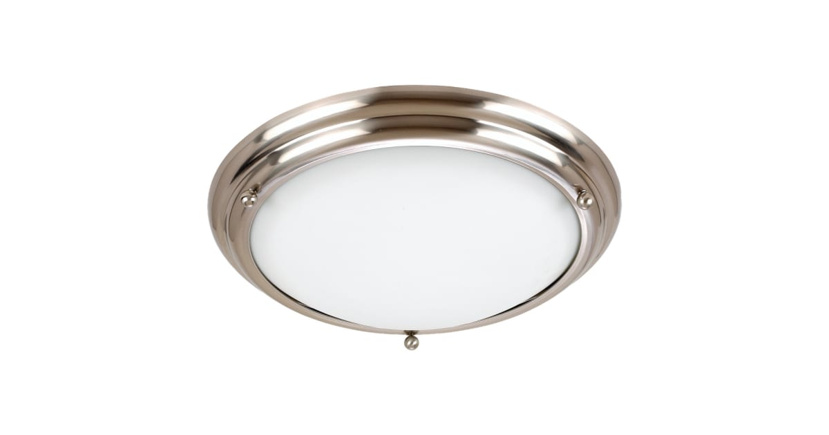 Sea Gull Lighting 77033-98 Centra 3 Light Flush Mount Ceiling Fixture ...