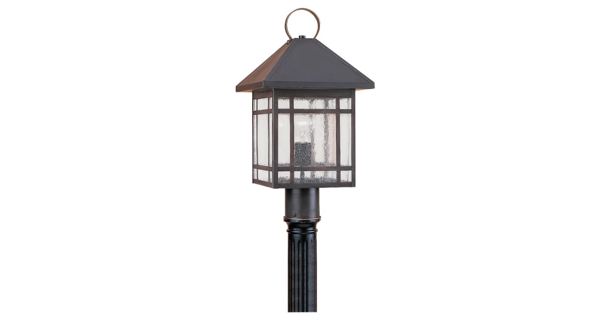 Sea Gull Lighting 82007-71 Largo 1 Light Outdoor Lantern Post Light ...