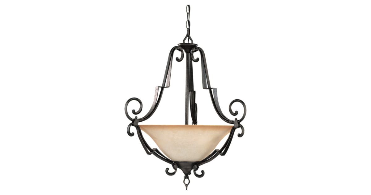 Sea Gull Lighting 65045-799 Cordele 3 Light Bowl Shaped Pendant ...
