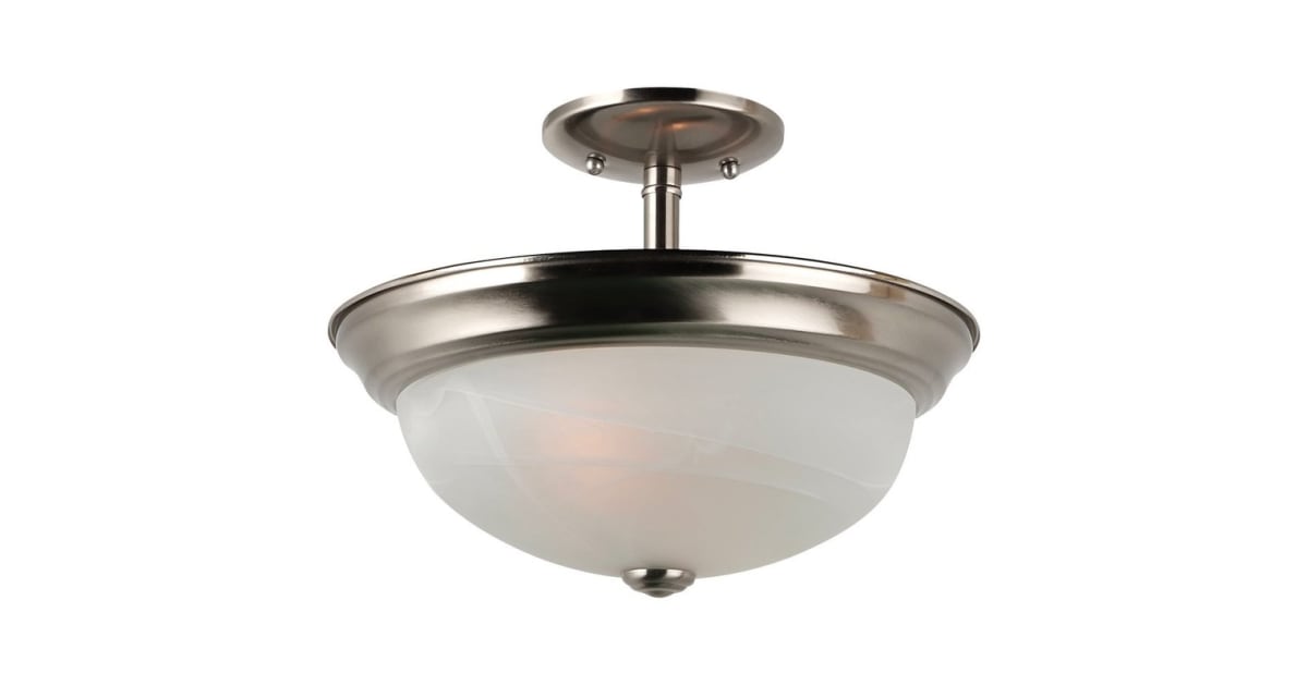 Sea Gull Lighting 77950-962 Windgate 2 Light Semi-Flush Ceiling Fixture ...