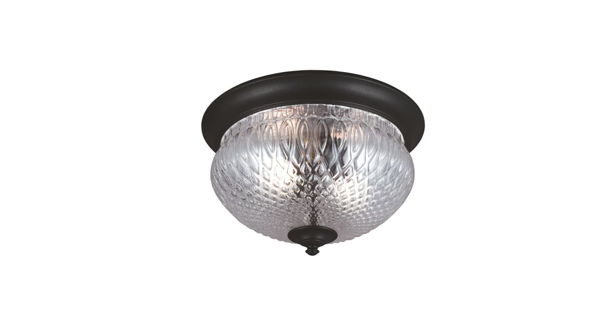 Sea Gull Lighting 7826402BLE-12 Garfield Park 2 Light Outdoor Flush ...