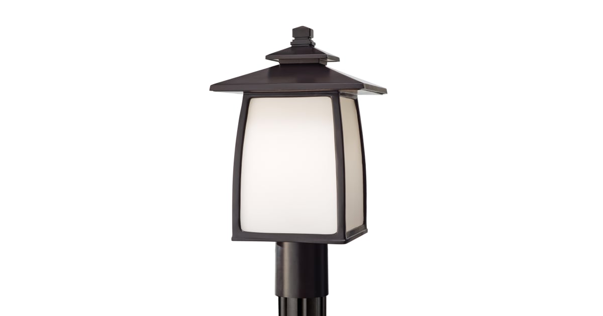 Sea Gull Lighting OL8508ORB Wright House Single Light 16" Tall Outdoor ...