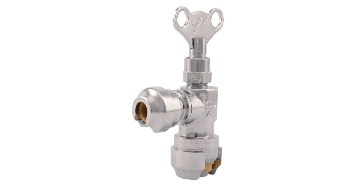 SharkBite 24733LF 1/2" x 1/4" Push Angle Stop | Ferguson Home