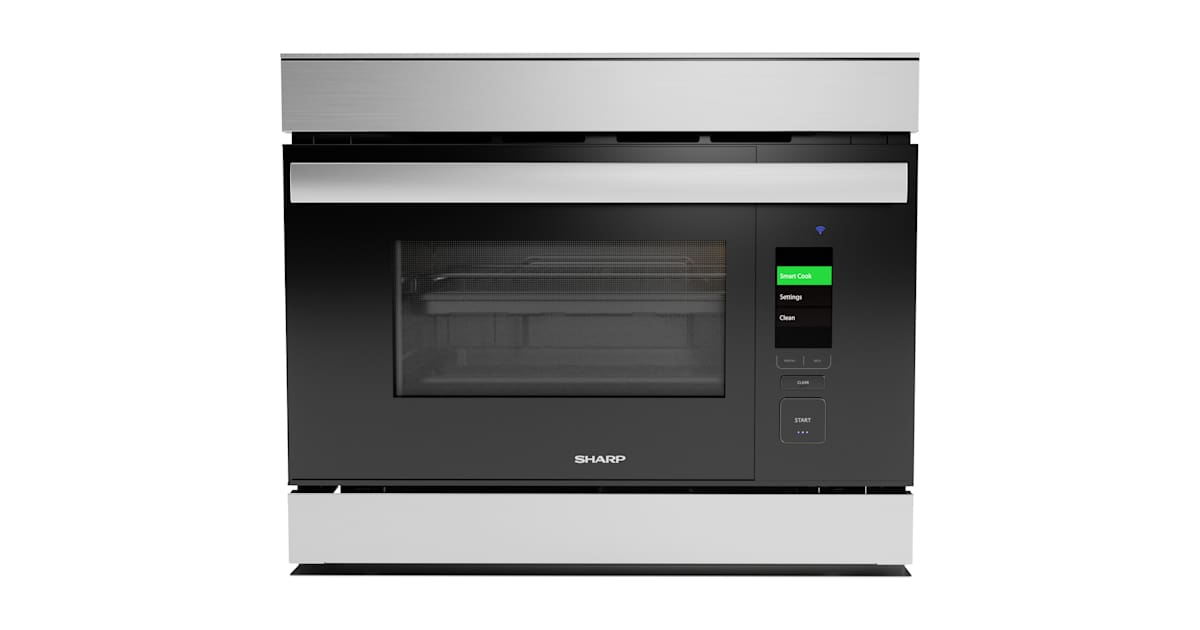 Sharp SSC2489GS 24 Inch Wide Smart Capable Steam Combination Oven ...
