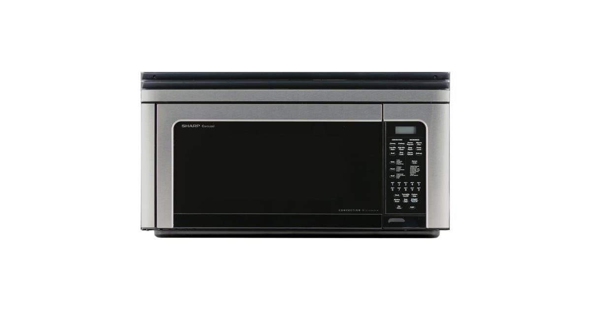 Sharp R1881LSY 30 Inch Wide 1.1 Cu. Ft. 850 Watt Over the Range ...