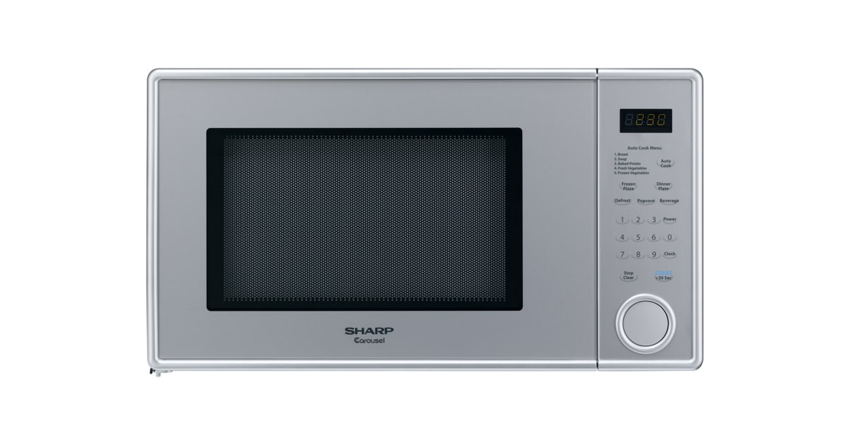 Sharp R-309YV 20 Inch Wide 1.1 Cu. Ft. Countertop Microwave with ...