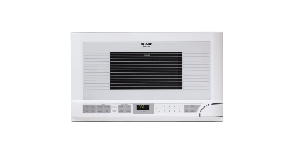 Sharp R1211T 24 Inch Wide 1.5 Cu. Ft. Over-the-Counter Microwave with ...