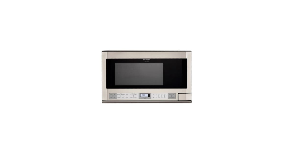 Sharp R1214TY 1.5 Cu. Ft. 1100 Watt Over the Counter Microwave | Build.com