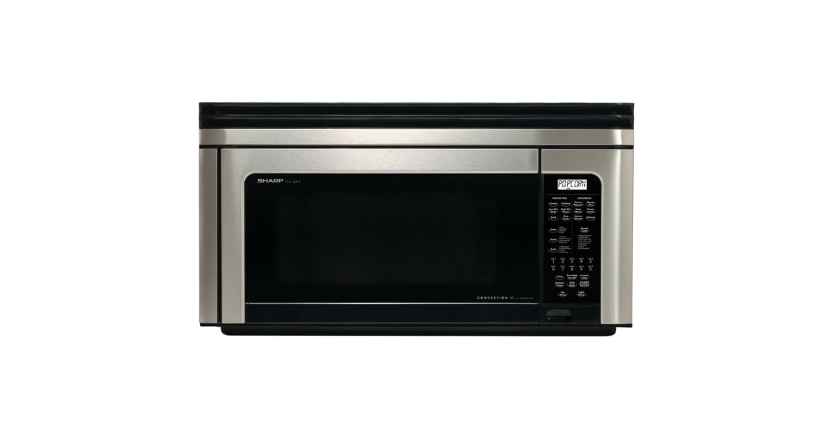 Sharp R1880LSRT 30 Inch Wide 1.1 Cu. Ft. Over-the-Range Microwave with ...