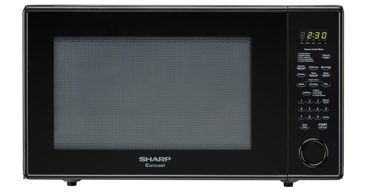 Sharp R659YK 24 Inch Wide 2.2 Cu. Ft. Countertop Microwave with Instant ...