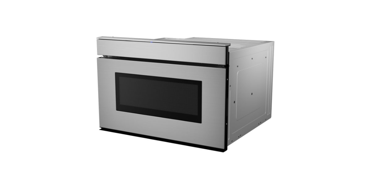 Sharp SMD2479JS 24" / 1.2 CF Microwave Drawer, Easy Wave Open, Wi-Fi ...