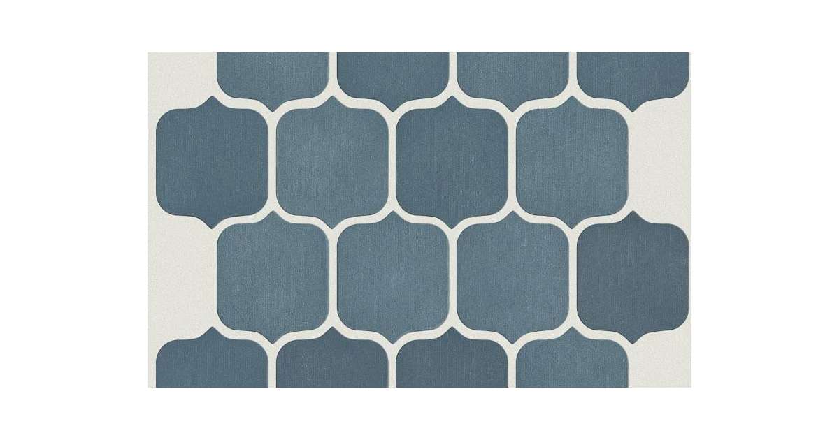 Shaw 684TS-00400 Ogee Mosaic 11" x 12" Encaustic Wall Tile - Matte ...