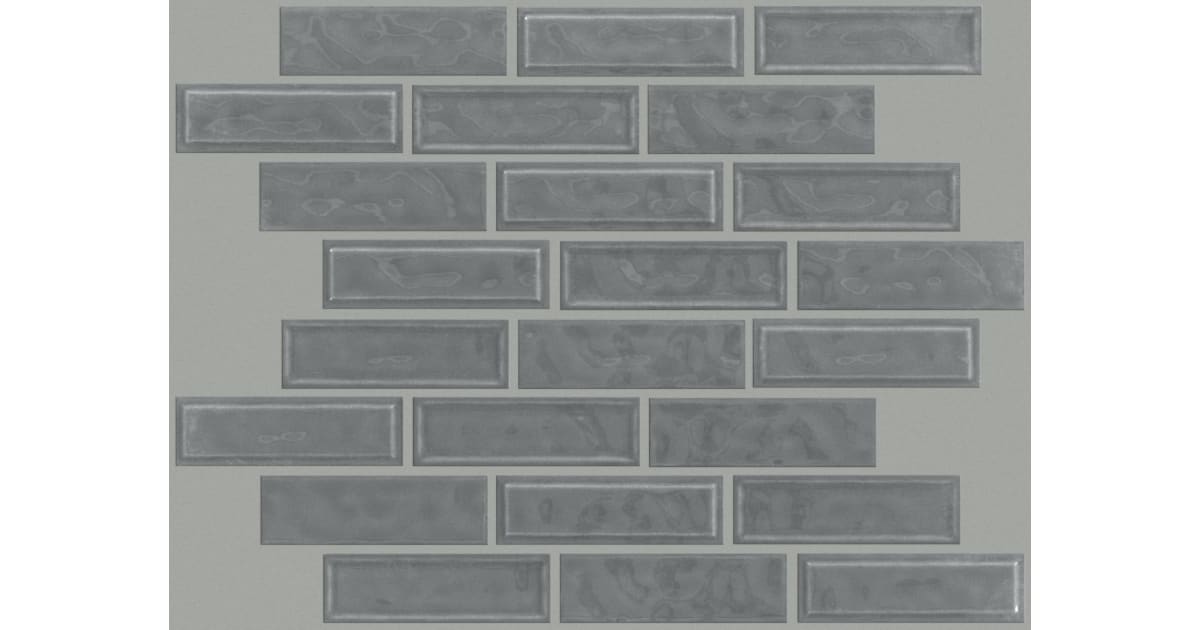 Shaw CS45X-00550 Geoscape - 13" x 14" Rectangle Brick Mosaic Wall Tile ...