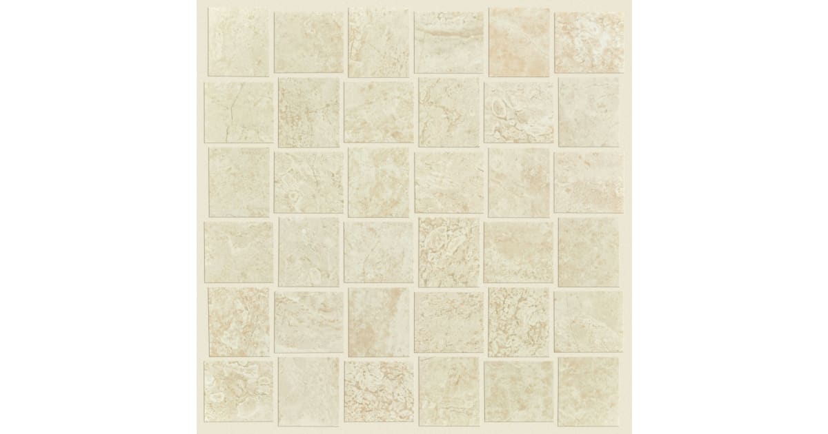 Shaw CS91Z-00200 Casino Bw Mosaic Plsh - 2" x 2" Rectangle Basketweave ...