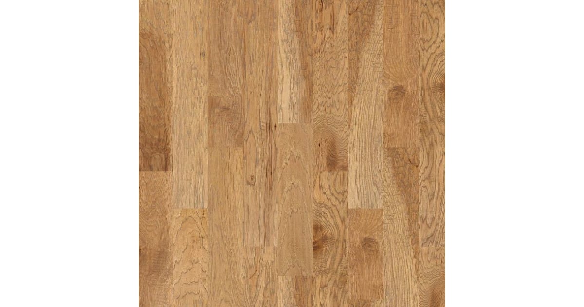 Shaw SW741-02002 Pebble Hill 6" Wide Handscraped Engineered Hickory ...