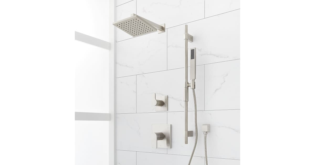 Signature Hardware SHK484690 Hibiscus Pressure Balanced Shower System ...