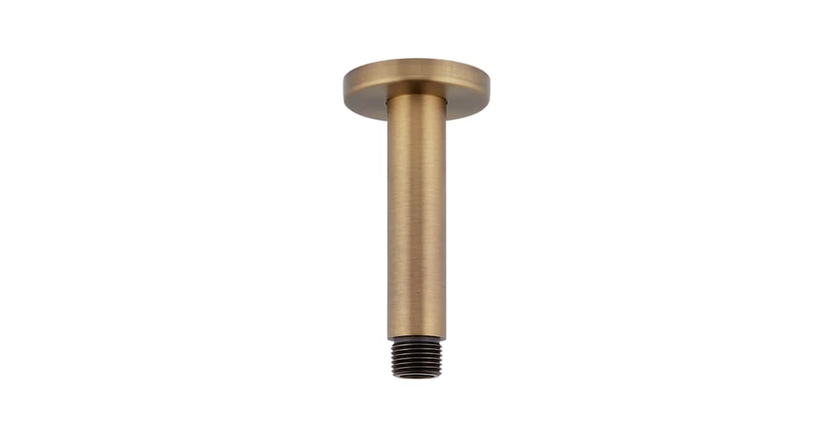 Signature Hardware SHRSC40AGBR FundamentALL 4" Ceiling-Mount Shower Arm ...