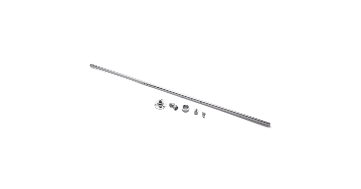 Signature Hardware 153753 12" Solid Steel Shower Rod Support and Swivel ...