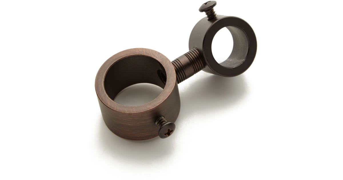 Signature Hardware 153825 Adjustable Double Ringlet Riser Holder - 1" x ...