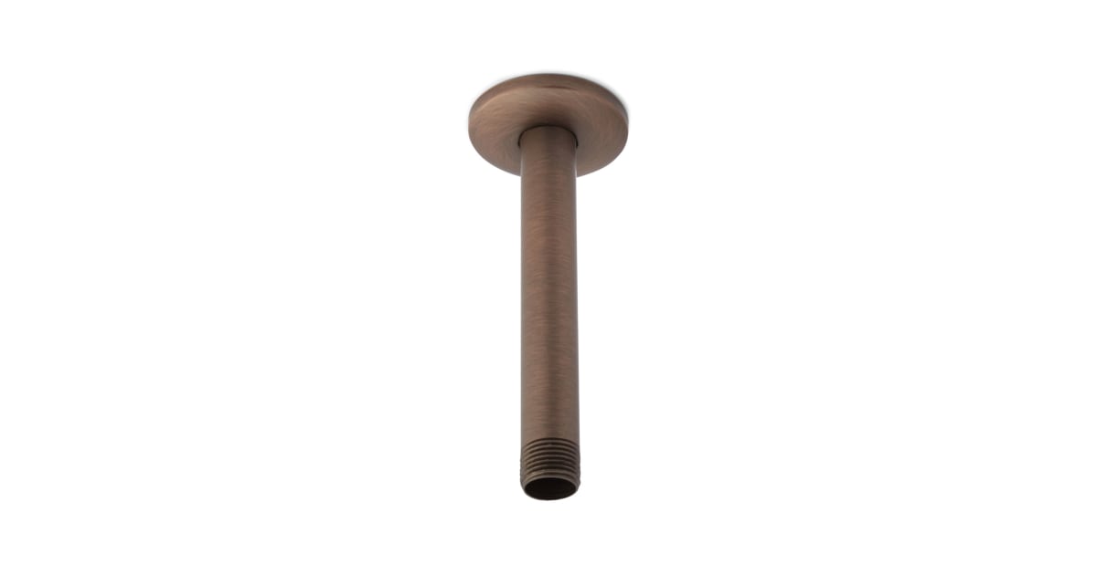 Signature Hardware 158882 12" Ceiling Mounted Shower Arm and Flange ...