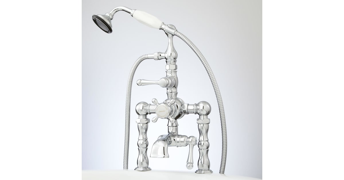 Signature Hardware 197529 Nottingham Deck Mounted Tub Filler Faucet ...