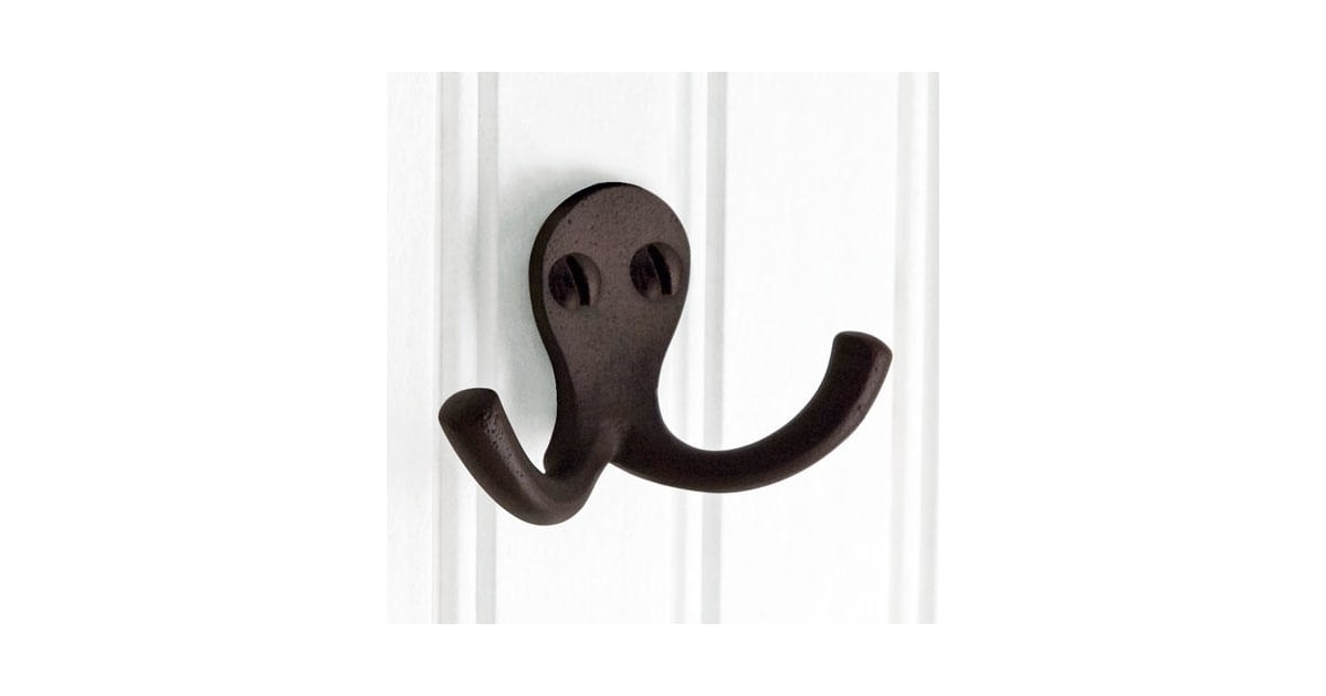 Signature Hardware 223607 3 Inch Wide Double Coat and Hat Hook ...