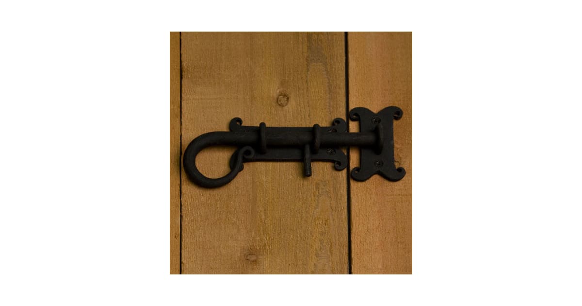 Signature Hardware 247693 8" Iron Surface Bolt | Ferguson Home