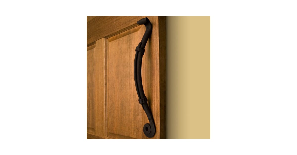 Signature Hardware 248651 Papyrus 20-3/8" Hand-Forged Iron Curved Door ...