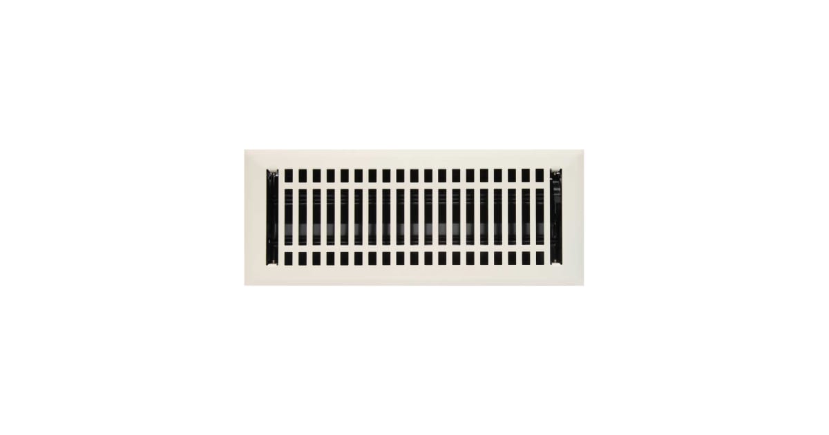 Signature Hardware 253749 Contemporary Steel Wall Register - 4" x 14 ...