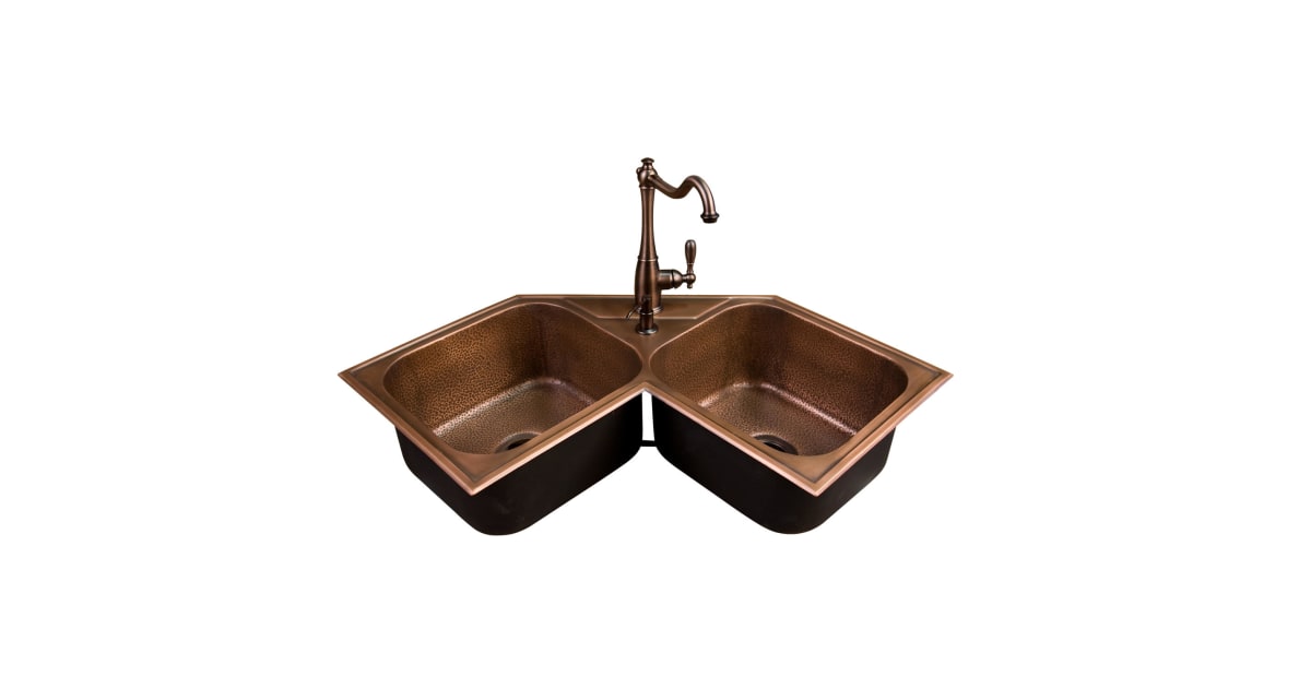 Signature Hardware 262561 31" Drop In Double Basin Double Basin ...