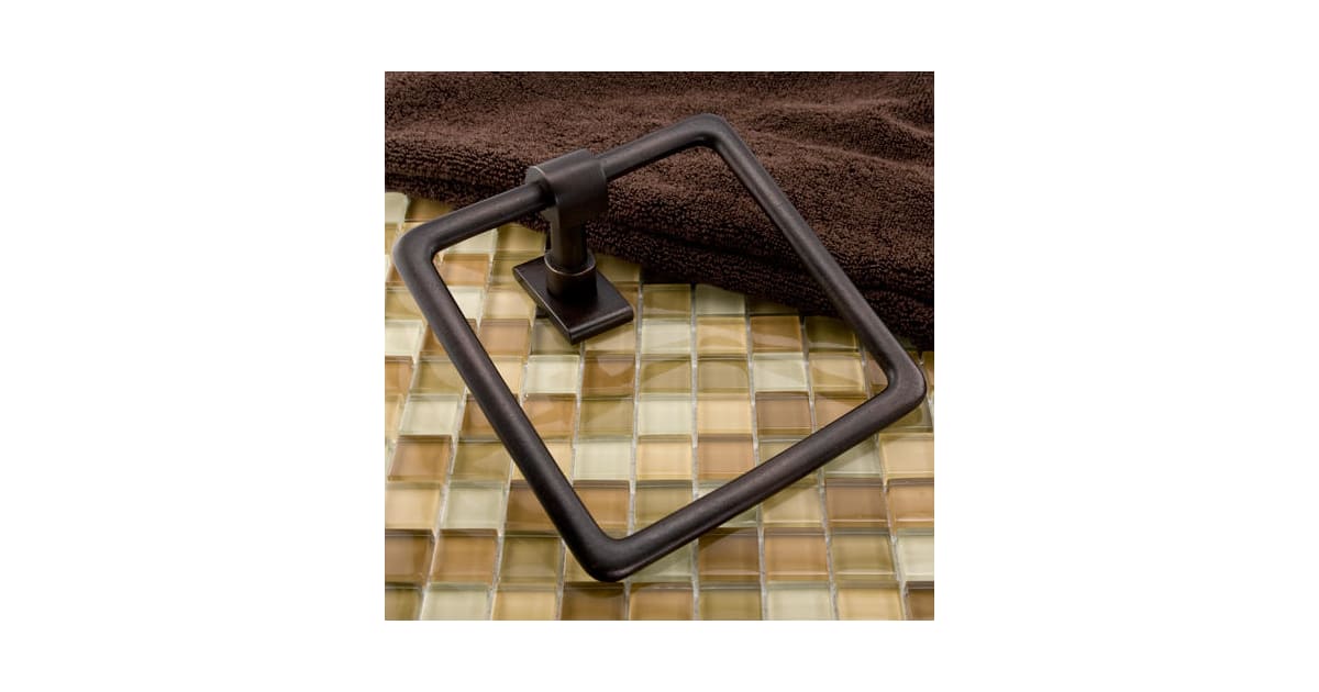 Signature Hardware 282059 Classique 6-5/8" Wall Mounted Towel Ring ...