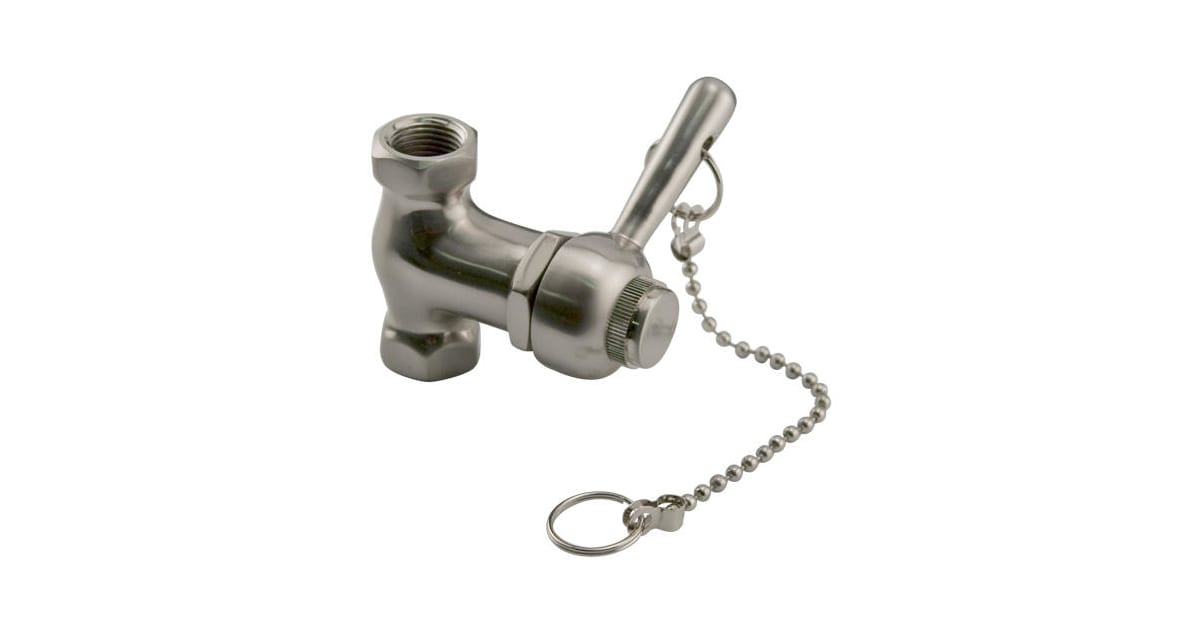Signature Hardware 285073 Self-Closing Outdoor Shower Valve with Chain ...