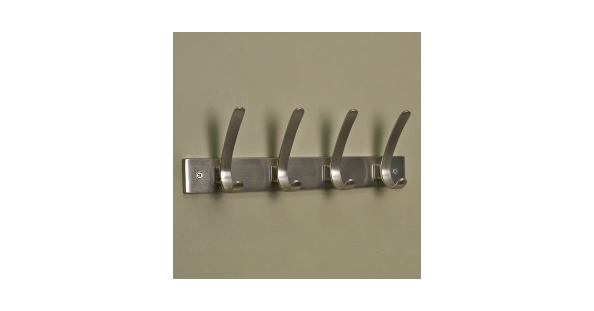 Signature Hardware 288734 Novia 11-3/4 Inch Wide Coat and Hat Hook Rack ...