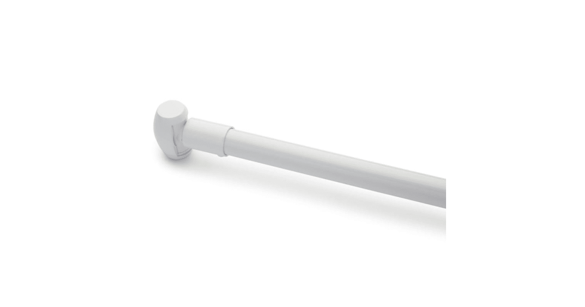 Signature Hardware 300014 48" Curved Brass Shower Rod | Ferguson Home