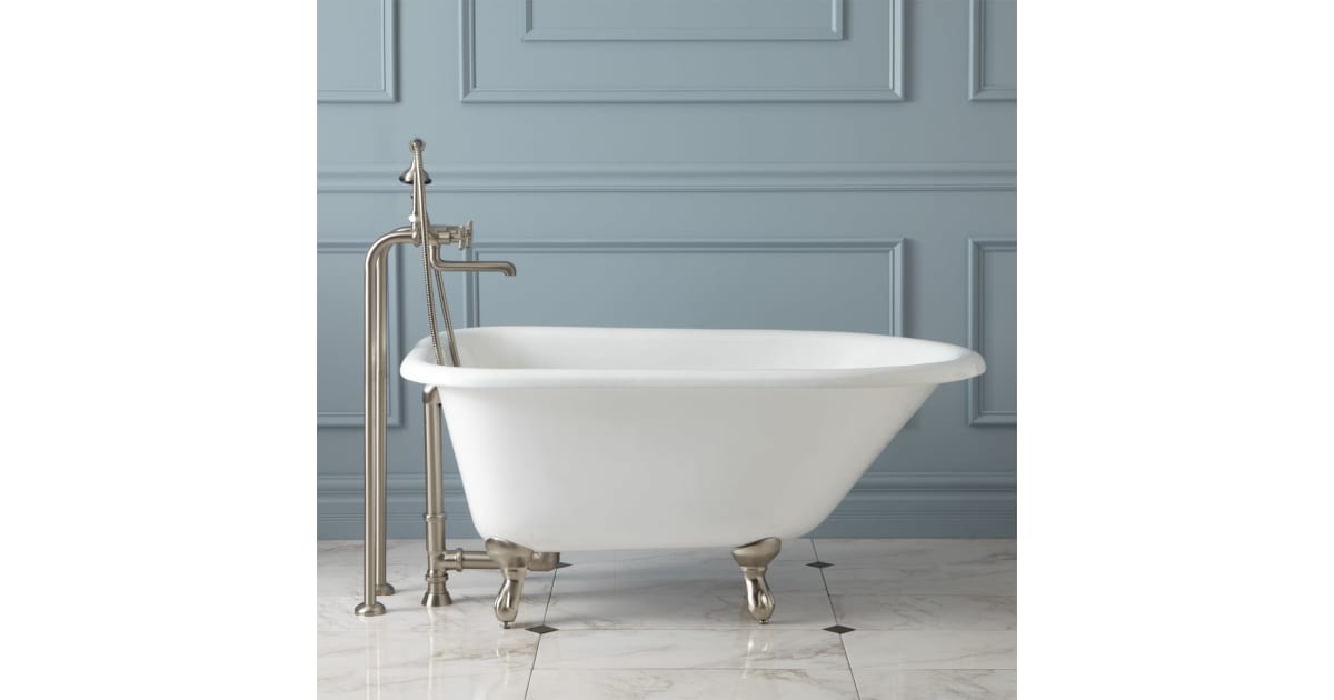 Signature Hardware 301526 Cambria 48" Cast Iron Soaking Clawfoot Tub ...