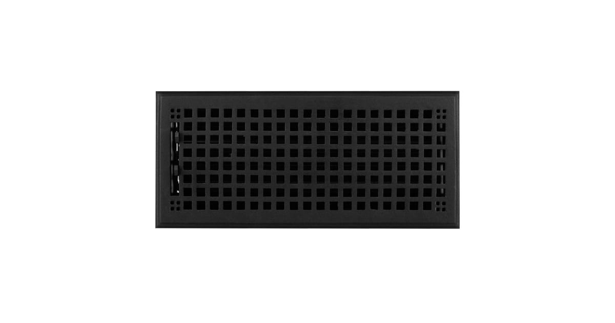 Signature Hardware 302123 Mission Iron Floor Register - 6" x 14 ...