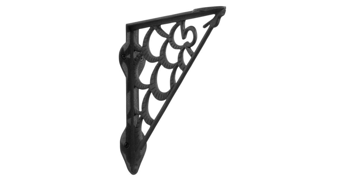 Signature Hardware 302359 Scalloped Cast Iron Shelf Bracket | Build.com