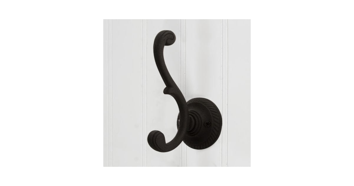 Signature Hardware 302820 2-3/8 Inch Wide Double Coat and Hat Hook ...