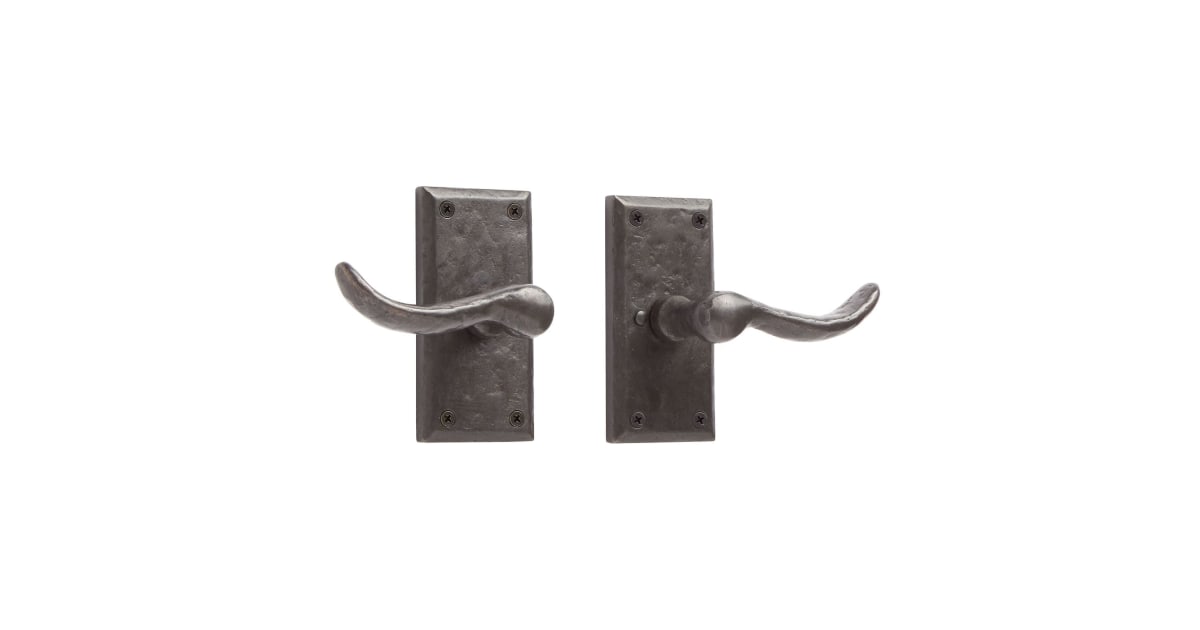 Signature Hardware 305499 Duncan Privacy Door Lever Set with 2-3/4 ...