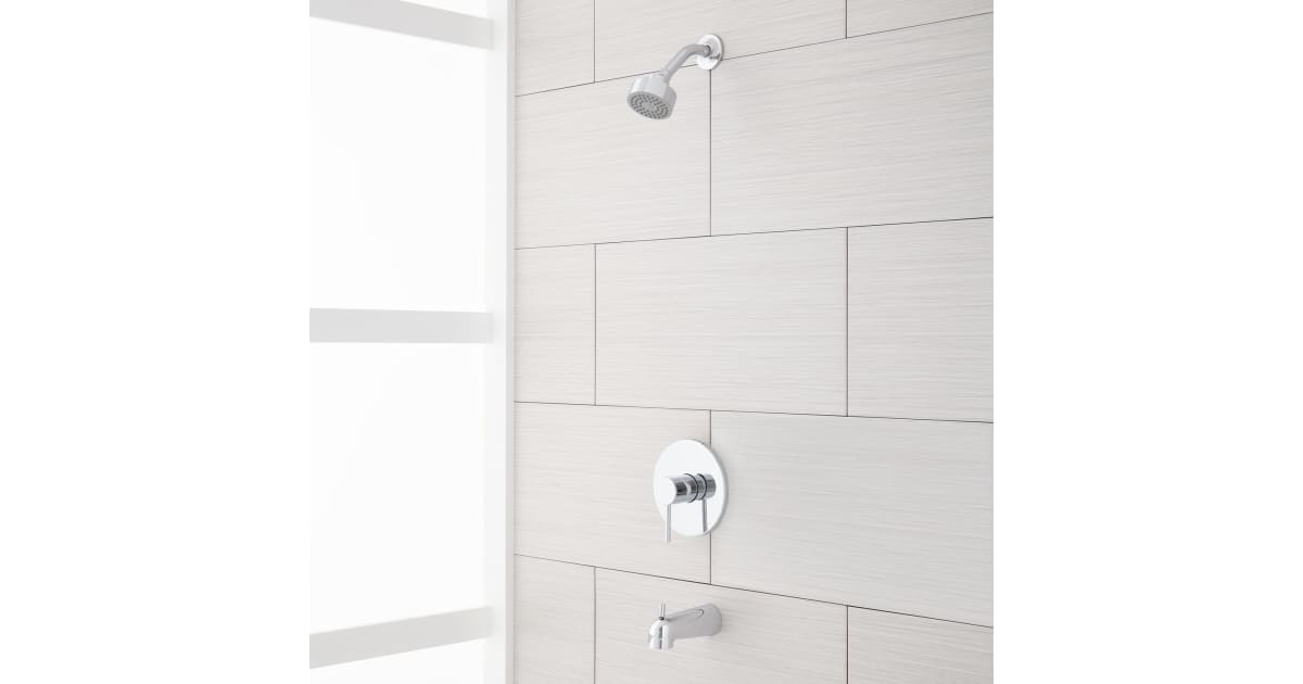 Signature Hardware 317178 Rotunda Pressure Balanced Tub and Shower ...