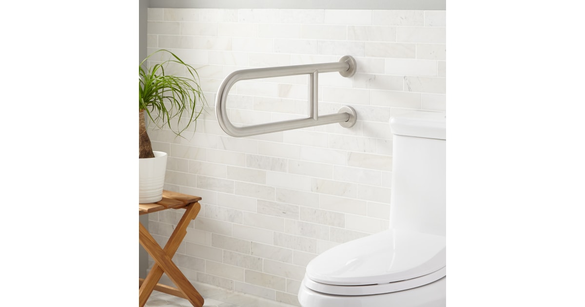 Signature Hardware 320411 Pickens 3" U-Shape Grab Bar | Ferguson Home