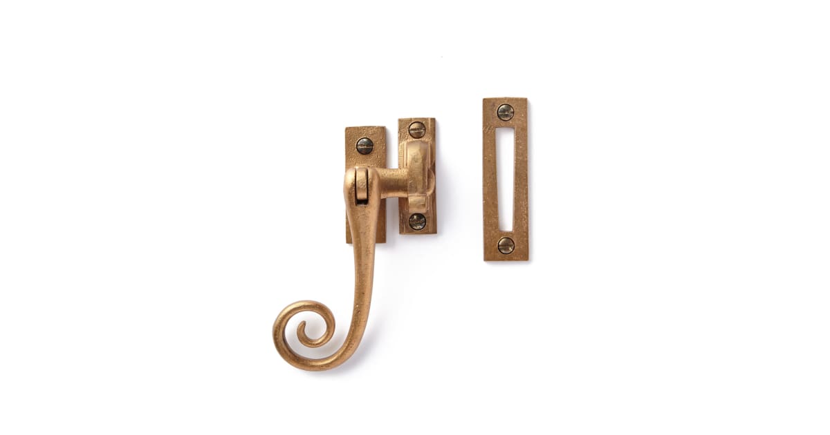 Signature Hardware 325347 Solid Bronze Curly Reversible Casement Window ...