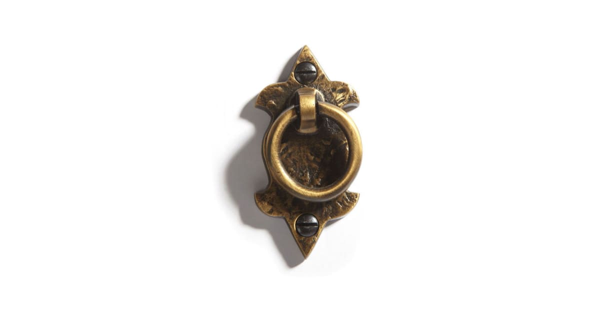 Signature Hardware 325387 Rustic Solid Brass Drawer Pull | Ferguson Home
